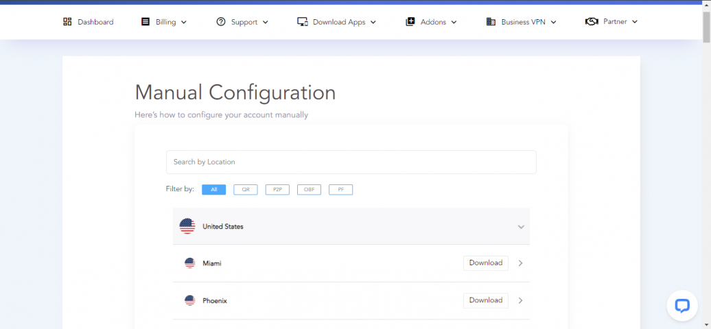 How to download the Wireguard configuration file - Ivacy